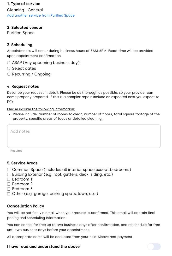 What Options are available for booking and scheduling Services or ...